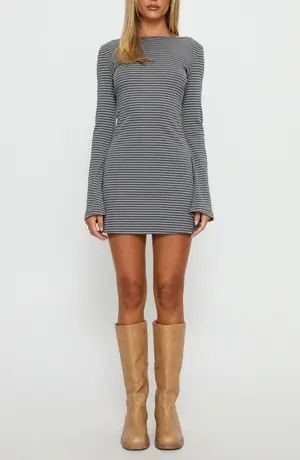 Princess Polly Bryanna Stripe Knit Mini Dress