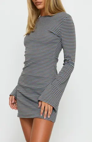 Princess Polly Bryanna Stripe Knit Mini Dress