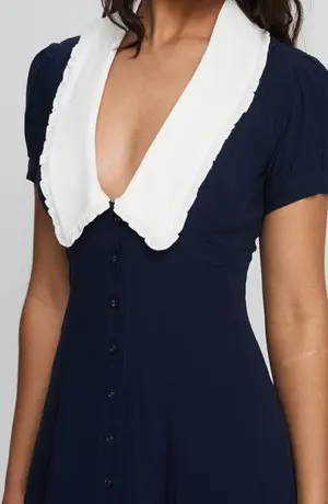 Princess Polly Fabiola Collared Mini Dress
