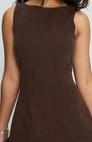 Princess Polly Alfalfa Sleeveless Corduroy Mini Dress