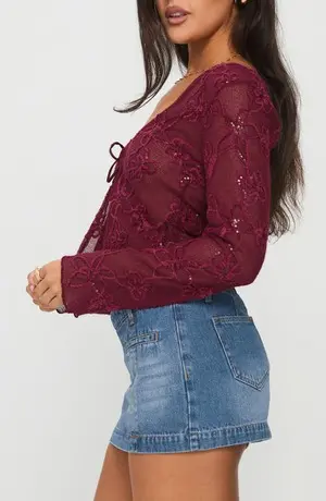Princess Polly Darbi Denim Miniskort