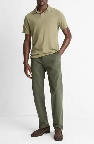 Vince Loose Johnny Collar Polo