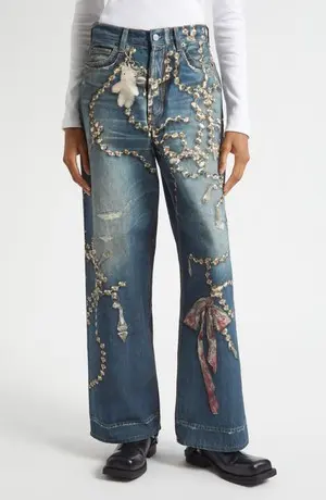 Women's Crystals Jeans