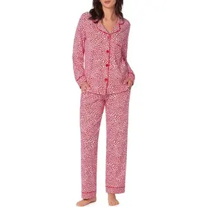 BEDHEAD PAJAMAS Print Stretch Organic Cotton Pajamas - Bursting With Love
