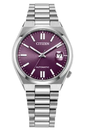 Citizen Tsuyosa Automatic Bracelet Watch - Silverone Purple