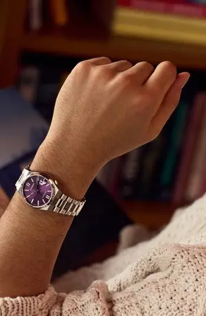 Citizen Tsuyosa Automatic Bracelet Watch - Silverone Purple