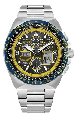 Citizen Promaster Air Skyhawk A-t Chronograph Bracelet Watch - Silver-tone