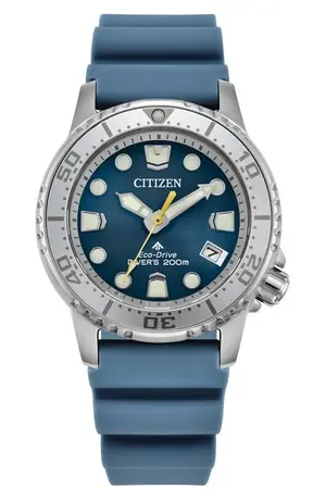 Citizen Promaster Sea Strap Watch - Light Blue