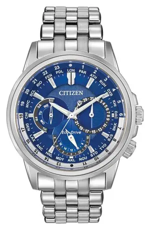 Citizen Calendrier Bracelet Watch Silver-tone
