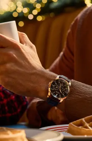Citizen Eco-drive Croc-embossed Leather Strap Watch