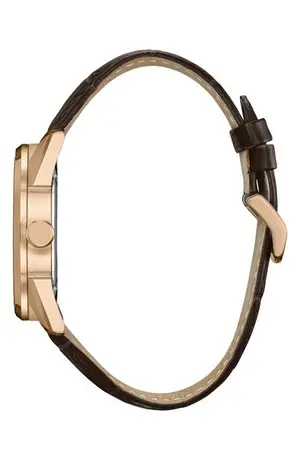 Citizen Classic Leather Strap Watch - Brown