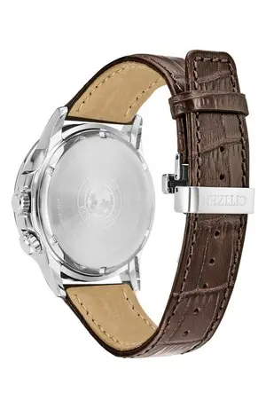 Citizen Calendrier Leather Strap Watch