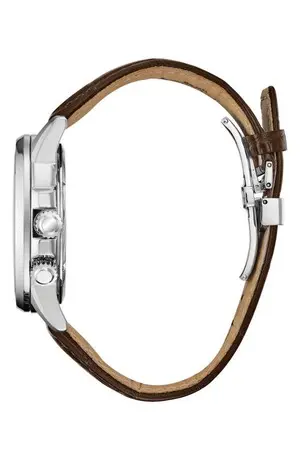 Citizen Calendrier Leather Strap Watch - Brown