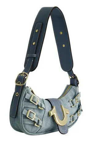 True Religion Multi-strap Shoulder Bag - Denim