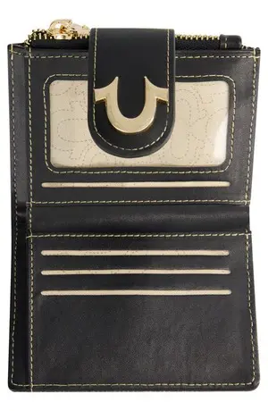 True Religion Horseshoe Quilted Small Wallet