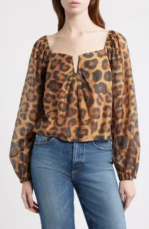 CIEBON Animal Spot Blouse