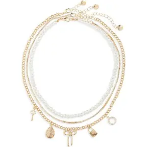 Bp. Layered Charm Necklace - Gold Multi