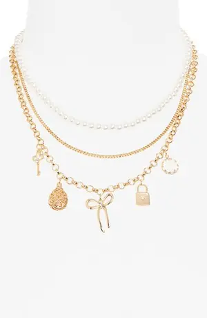Bp. Layered Charm Necklace