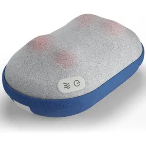 MIKO Kumo Mini Wireless Massage Pillow With Heat Blue