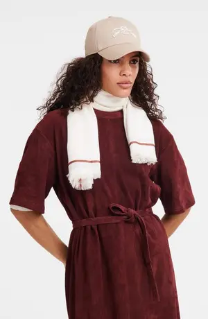 Longchamp Medallion Square Scarf