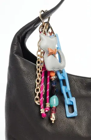 Chelsea28 Cat Cluster Bag Charm