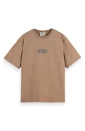 Scotch & Soda Oversize Logo Cotton Graphic T-shirt