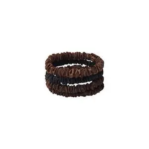 SKIMS Pure Silk Skinny Scrunchies 4-pack - Deep