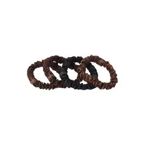 SKIMS Pure Silk Skinny Scrunchies 4-pack