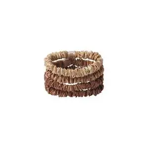SKIMS Pure Silk Skinny Scrunchies 4-pack - Fair