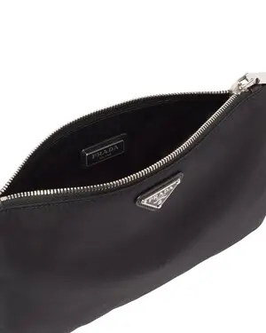 Prada Re-nylon And Saffiano Leather Pouch