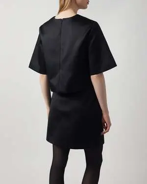 BY MALENE BIRGER Hania Cropped Blouse - Black