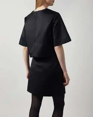 BY MALENE BIRGER Raye Wrap Mini Skirt - Black