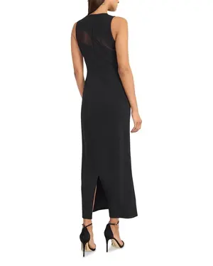 Maggy London Scuba Crepe Back Slit Dress