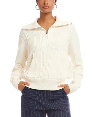 Fifteen Twenty Karin Half Zip Sweater