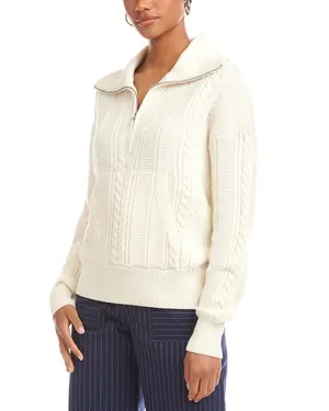 Fifteen Twenty Karin Half Zip Sweater