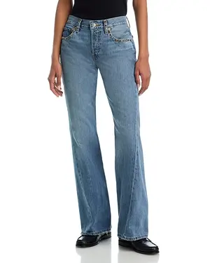 Re/done Twisted Jeans For Women
