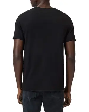 John Varvatos Short Sleeve Raw Edge Graphic Tee