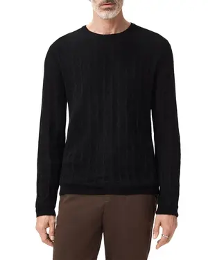 John Varvatos Baiso Crewneck Sweater - Black