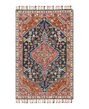 LOLOI Zharah Zr-01 Area Rug 3'6x5'6 - Navy/multi