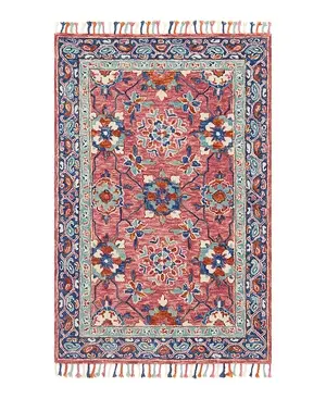 LOLOI Zharah Zr-03 Area Rug 5'0x7'6 - Rose/denim