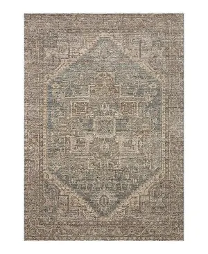 LOLOI Priscilla Prl-04 Area Rug 2'3x3'9 - Blue/bark