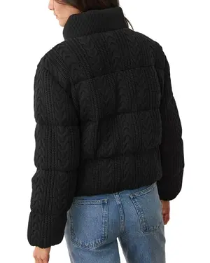 Marine Layer Sweater Knit Puffer Jacket