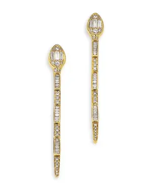 Bloomingdale's Baguette Earrings