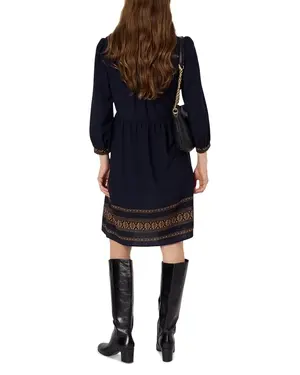 Gerard Darel Louisa Trimmed Dress