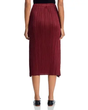Issey Miyake Pleated Midi Skirt