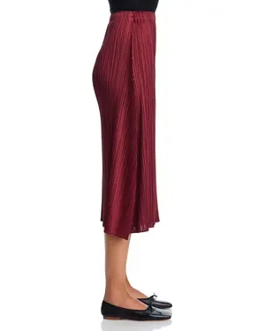 Issey Miyake Pleated Midi Skirt
