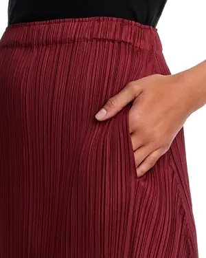 Issey Miyake Pleated Midi Skirt