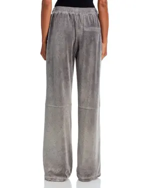 Alexander Wang Embellished Sweatpants - Titanium