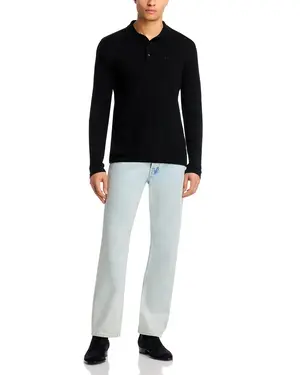 Monfrère Pierce Slim Fit Long Sleeve Polo