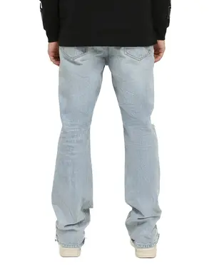 PURPLE BRAND Lucca Fade Bootcut Distressed Jeans